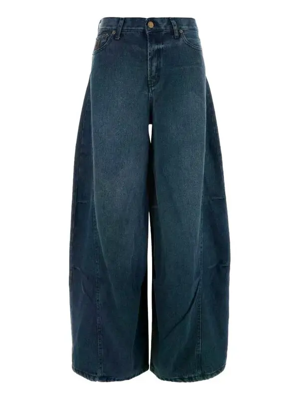 LOIS Area Wide-leg Jeans - Blue