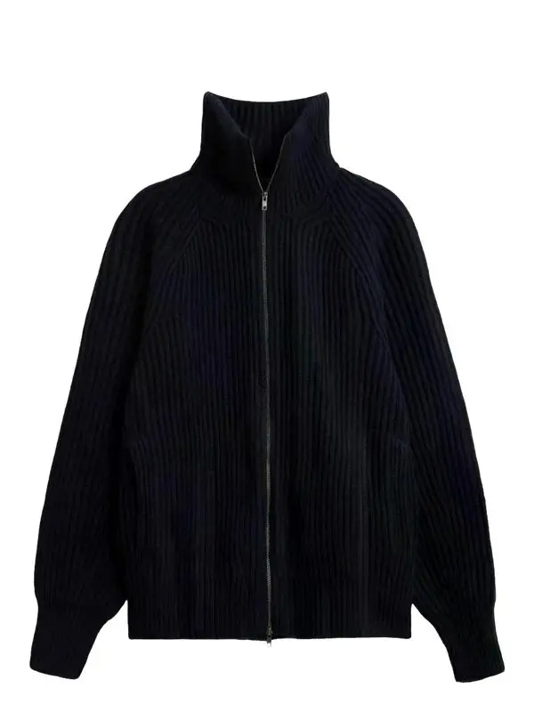 Soeur Jasper Ribbed-knit Jacket - Blue