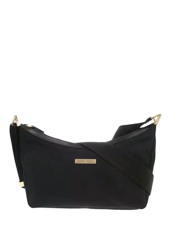 Gucci Canvas Cross Body Bag - Black