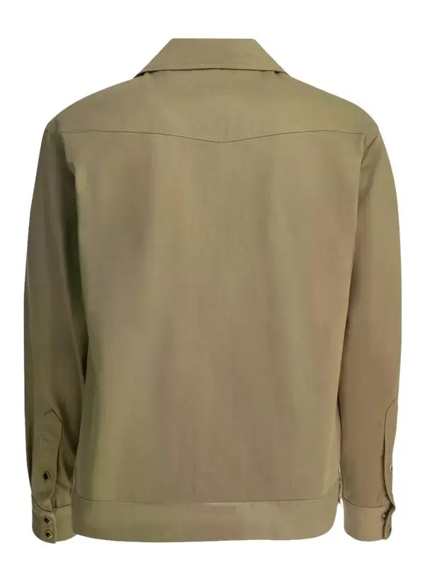 SUGAR CANE JEANS Western Native American Press-stud Jacket - Neutrals