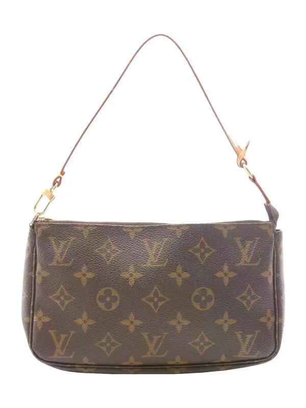 LOUIS VUITTON Monogram Pochette Accessoires Shoulder Bag - Brown