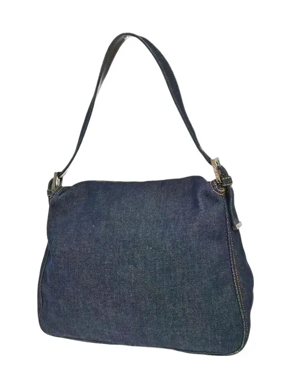 Fendi 1990-2000s Mamma Baguette Tote Bag - Blue