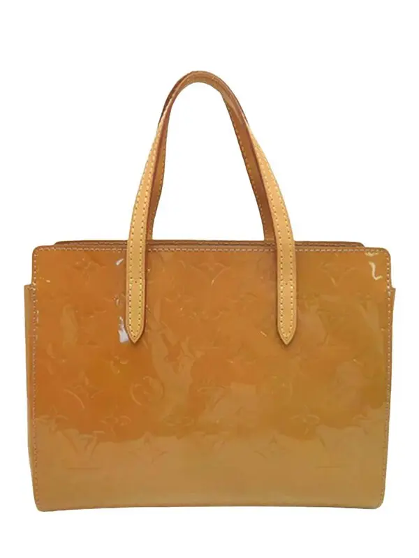 LOUIS VUITTON Monogram Vernis Catalina Bb Handbag - Brown