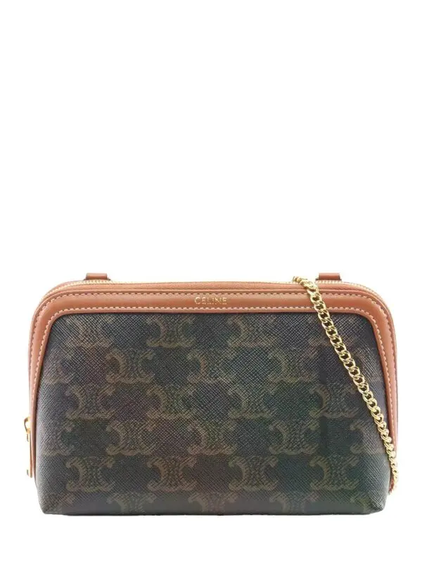 Celine Triomphe Clutch Bag - Brown