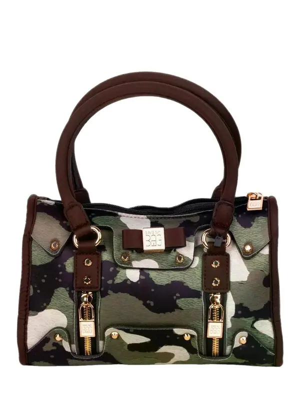 Save My Bag Camouflage-print Studded Tote Bag - Green