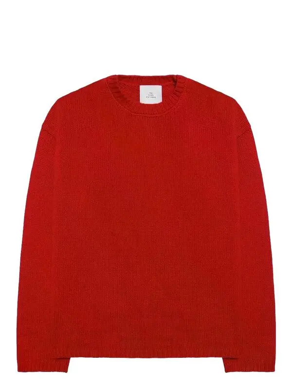 THE ELDER STATESMAN Airspun Dume Sweater - Red