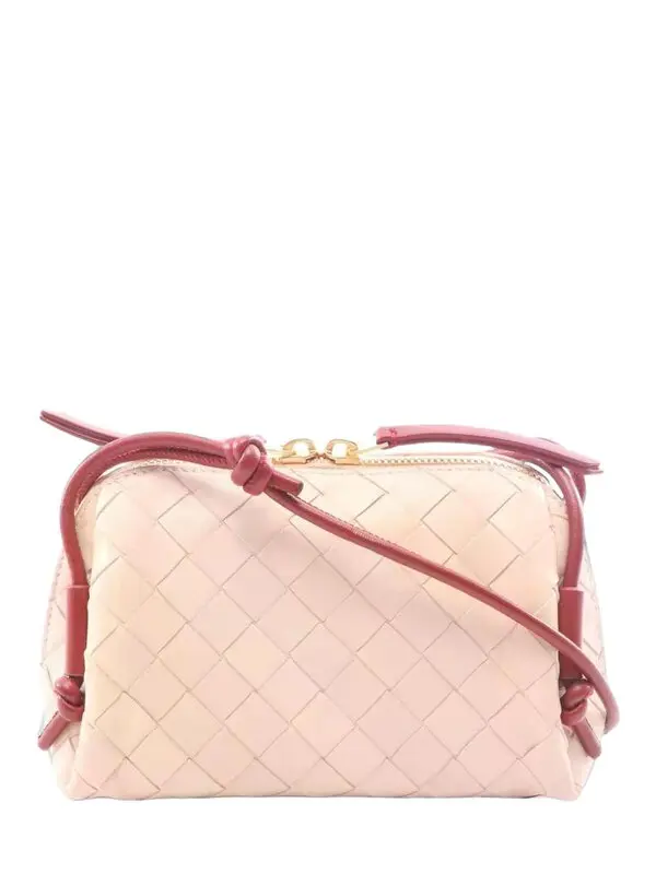 Bottega Veneta Intrecciato Shoulder Bag - Pink
