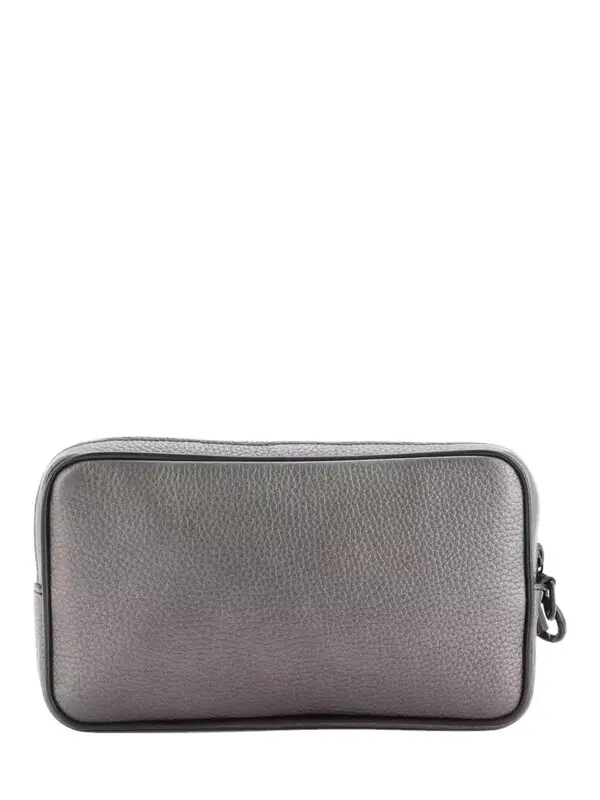 LOUIS VUITTON Alpha Taurillon Leather Clutch Bag - Grey