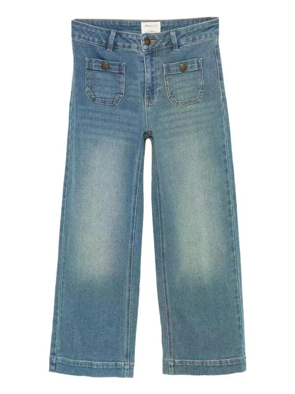 MAISON123 Cropped Jeans - Blue