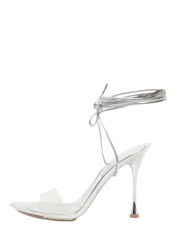 GIANVITO ROSSI Ankle-wrap Sandals - White