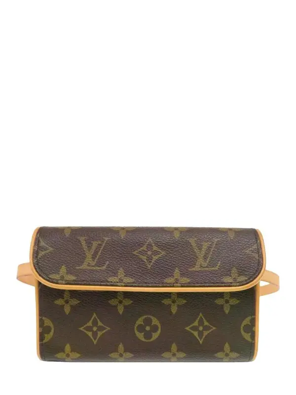LOUIS VUITTON Monogram Pochette Florentine Belt Bag - Brown