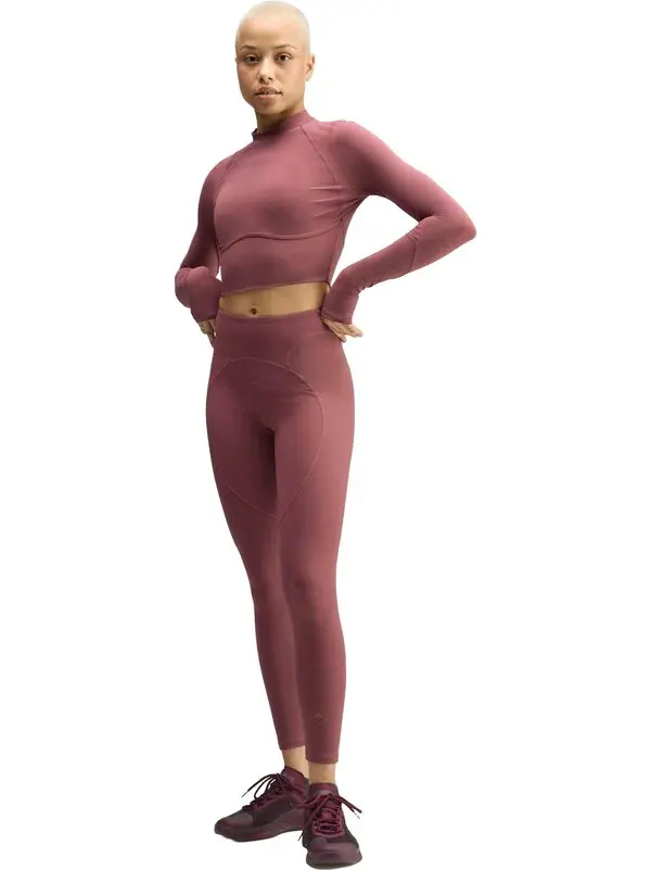 Stella McCartney Adidas Training 7/8 Leggings - Maroon