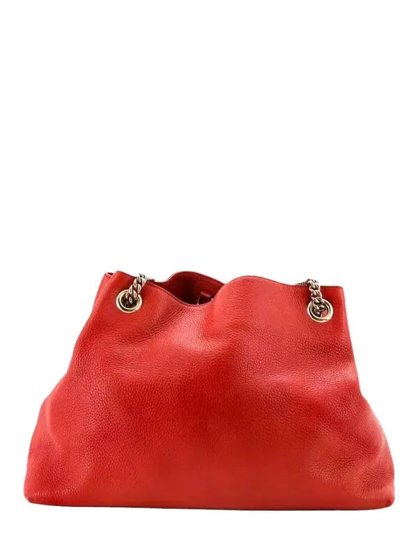 Gucci Soho Chain Strap Bag - Red