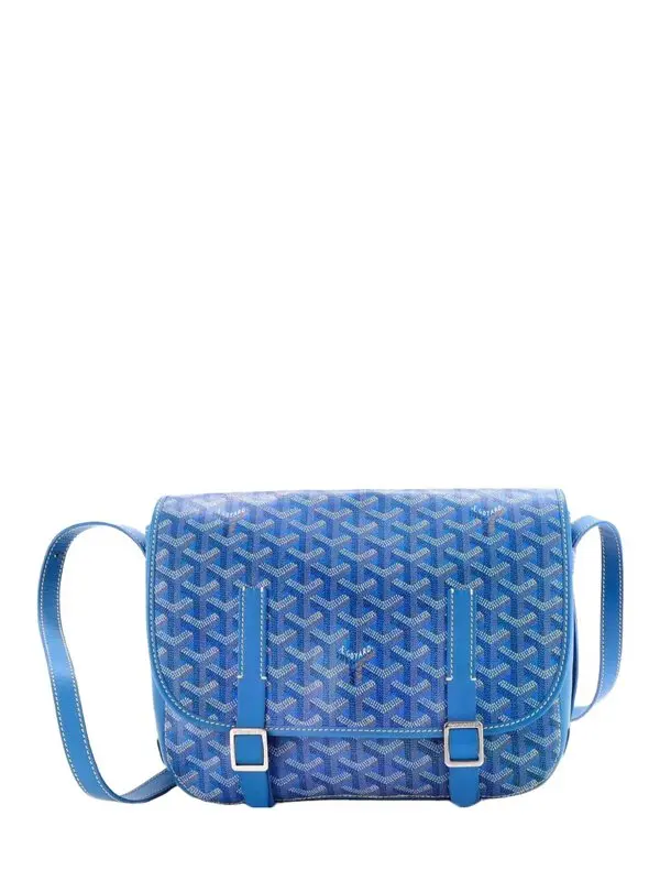 Goyard Belvedere Messenger Bag Coated Canvas Mm - Blue
