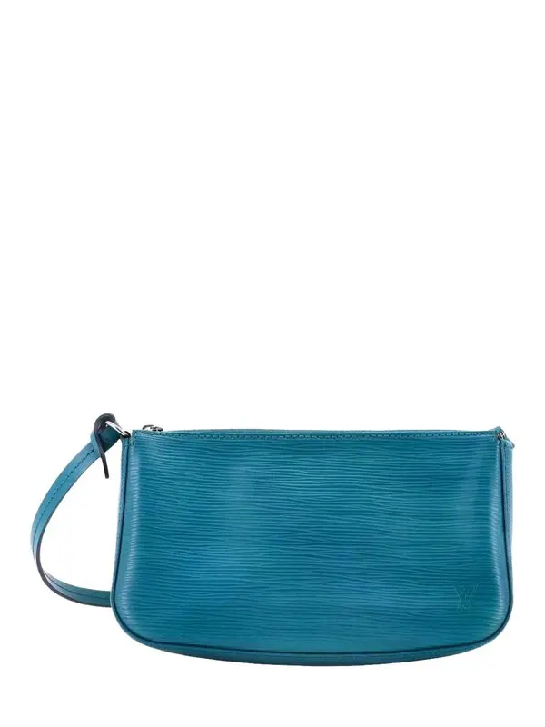 LOUIS VUITTON Epi Leather Pochette Accessoires Nm Clutch Bag - Blue