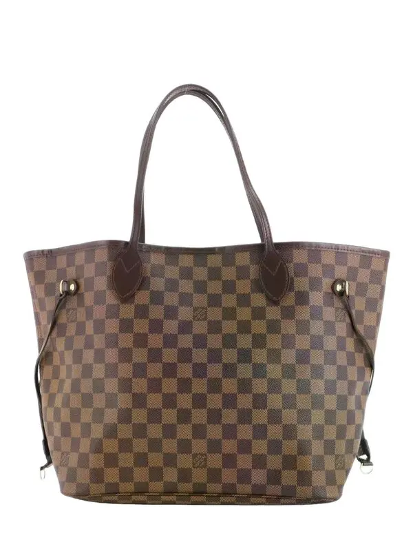 LOUIS VUITTON Damier Neverfull Mm Tote Bag - Brown