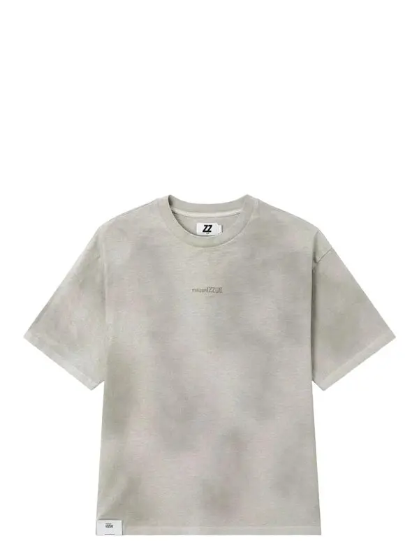 Izzue Logo-embroidered T-shirt - Neutrals