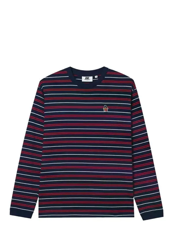 CHOCOOLATE Striped Long-sleeve T-shirt - Blue