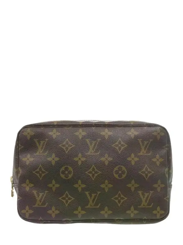 LOUIS VUITTON Monogram Trousse Toilette 23 Clutch Bag - Brown