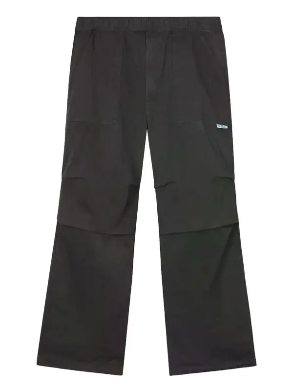Izzue Panelled Elasticated-waist Trousers - Grey