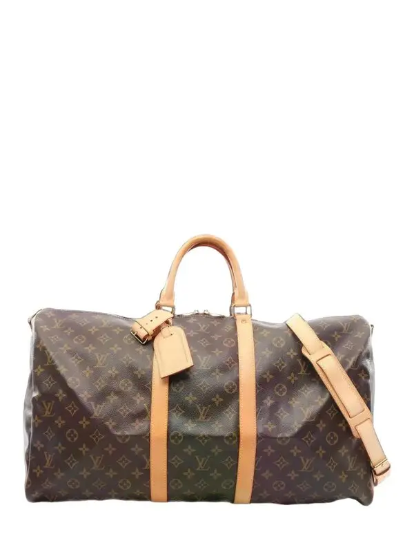 LOUIS VUITTON 2006 55 Keepall Bandoulière Tote Bag - Brown