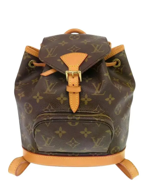 LOUIS VUITTON 1996 Monogram Mini Montsouris Backpack - Brown