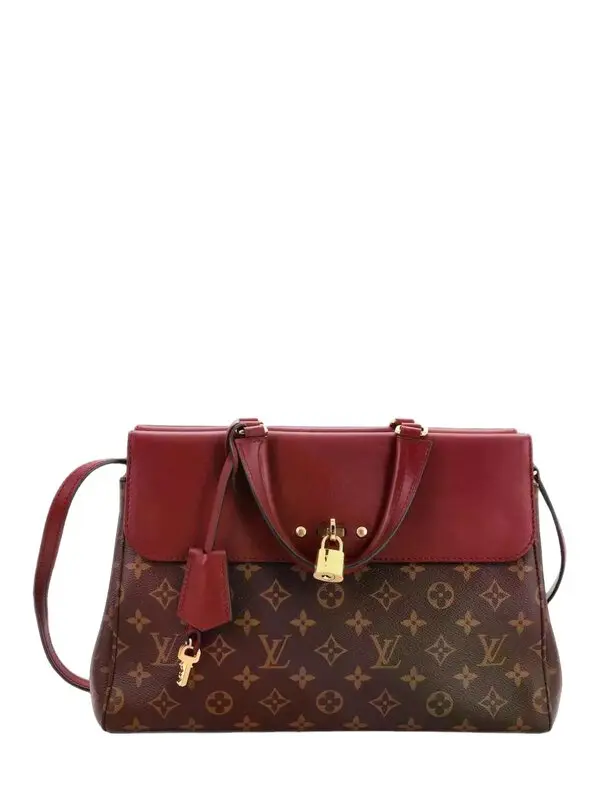 LOUIS VUITTON Venus Handbag Monogram Canvas And Leather Satchel - Brown