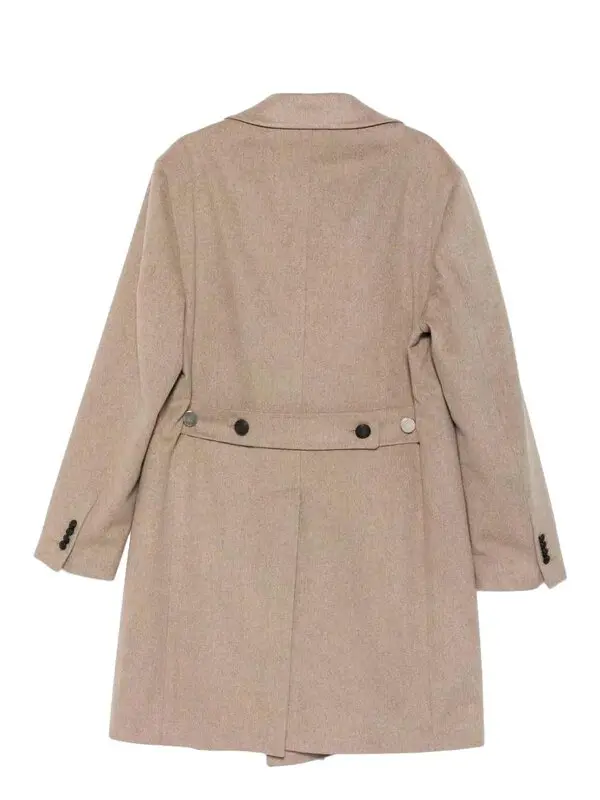 Tagliatore Double-breasted Coat - Neutrals
