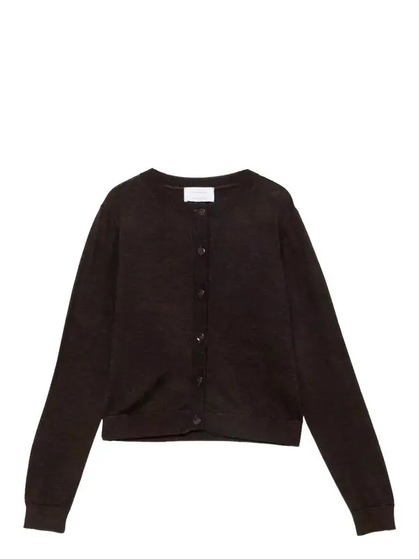 DANIELE FIESOLI Button-up Knitted Cardigan - Brown
