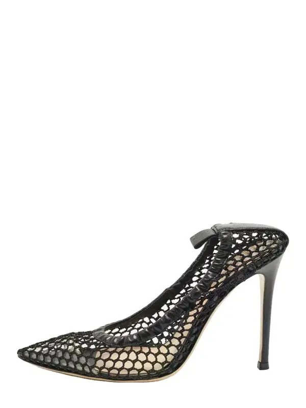 GIANVITO ROSSI Alisia Mesh Pumps - Black