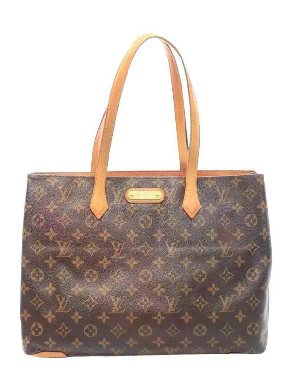 LOUIS VUITTON Wilshire Monogram Tote Bag - Brown