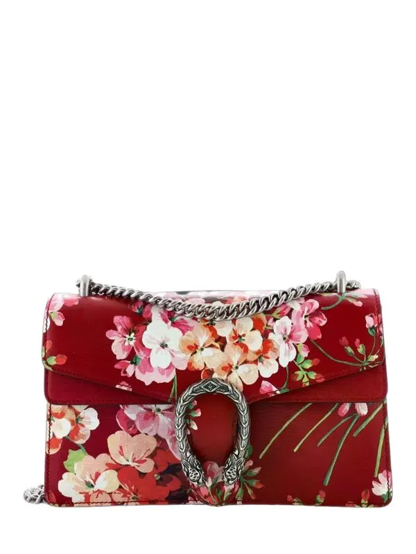 Gucci Dionysus Blooms Print Leather Small Shoulder Bag - Multicolour