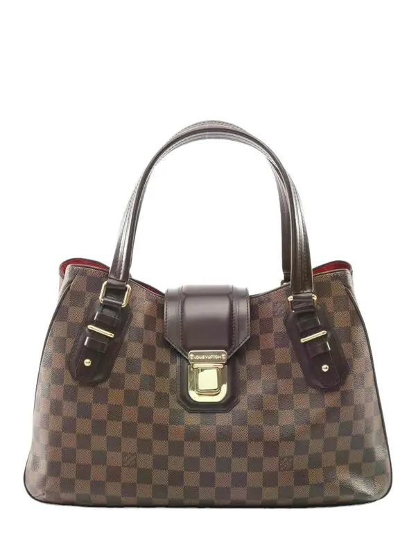 LOUIS VUITTON Damier Ebene Tote Bag - Brown