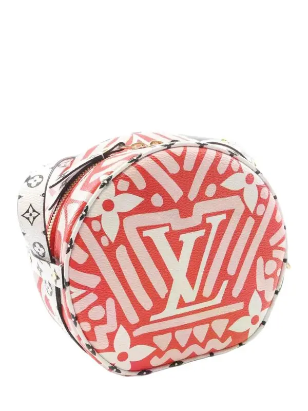 LOUIS VUITTON Craft Monogram Giant Mini Boite Chapeau Souple Bag - Red