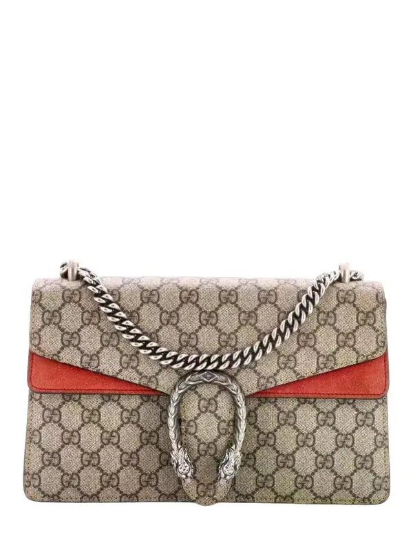 Gucci Dionysus Bag Gg Coated Canvas Small Shoulder Bag - Brown