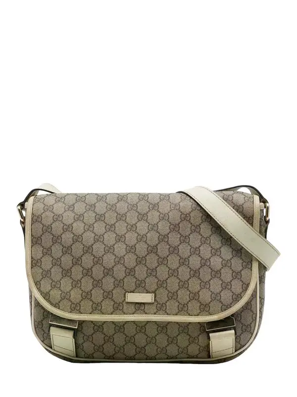 Gucci Gg Supreme Crossbody Bag - Neutrals