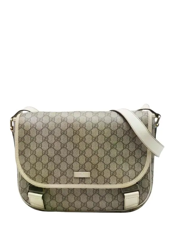 Gucci 2016-2026 Gg Supreme Crossbody Bag - Neutrals