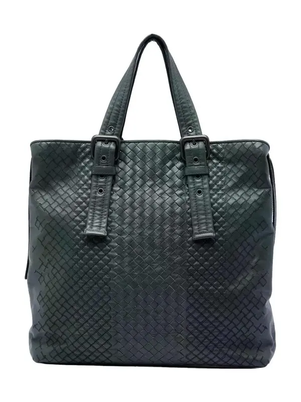 Bottega Veneta Nappa Intrecciato Aurelio Tote Bag - Grey