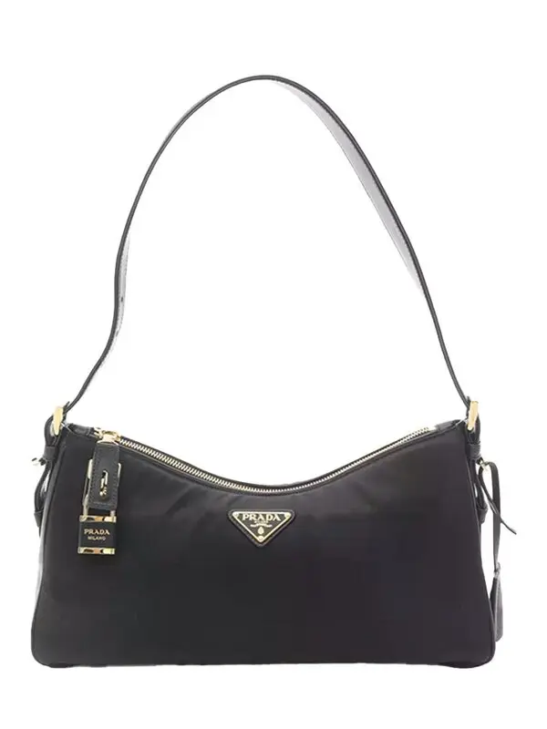 Prada 2012-2026 Tessuto Shoulder Bag - Black