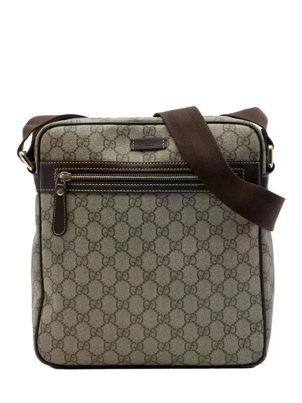 Gucci Gg Supreme Crossbody Bag - Neutrals