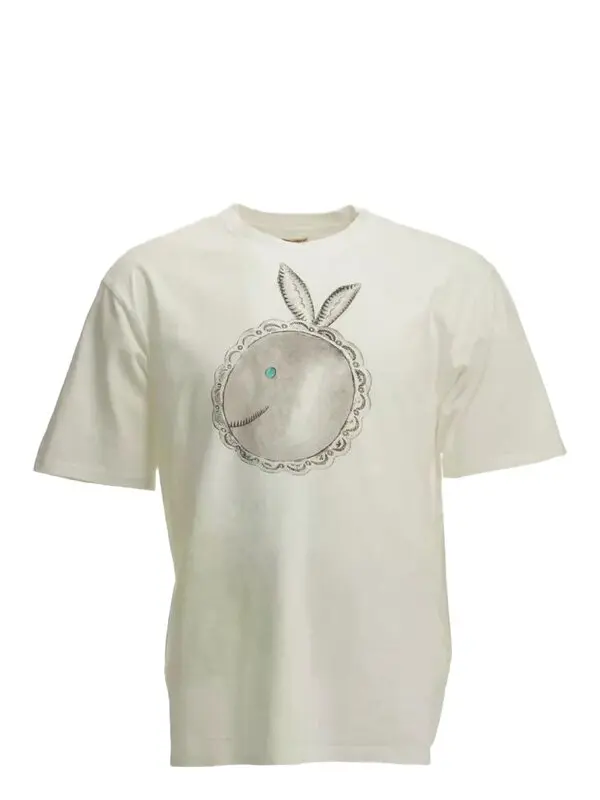 Kapital Graphic-print Cotton T-shirt - Neutrals