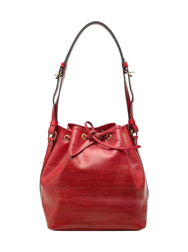 LOUIS VUITTON 1992 Epi Petit Noe Bucket Bag - Red