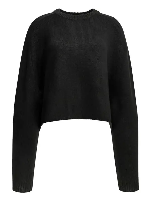 LISA YANG Raglan-sleeve Cashmere Sweater - Black