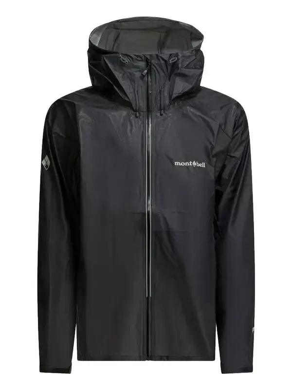 MONTBELL Versalite Hooded Logo-print Jacket - Black