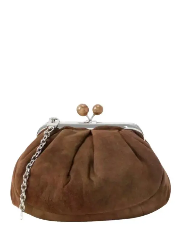 Max Mara Pasticcino Suede Shoulder Bag - Brown