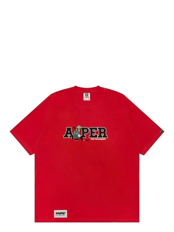 AAPE BY *A BATHING APE Graphic-print T-shirt - Red