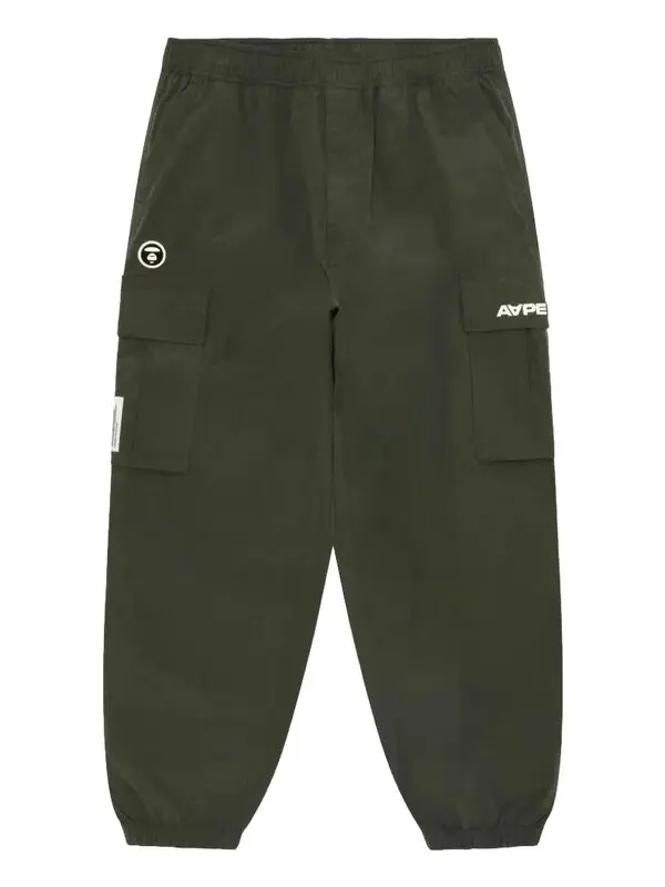 AAPE BY *A BATHING APE Aapenow Logo-embroidered Cargo Pants - Grey