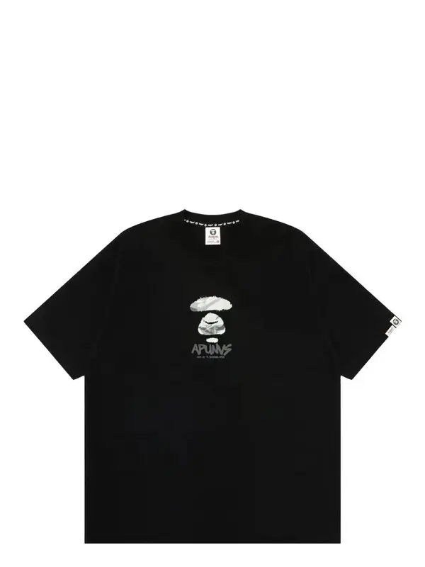 AAPE BY *A BATHING APE Aapeunvs Graphic-print T-shirt - Black