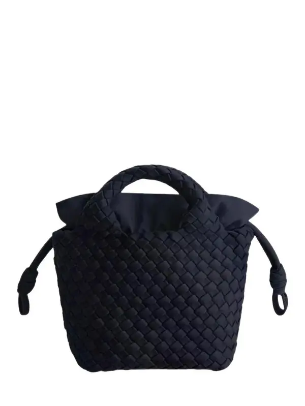 MARREA Woven Mini Tote Bag - Blue