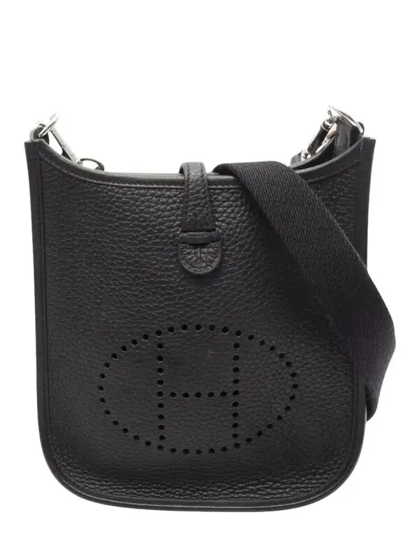 Hermès 2023 Clemence Evelyne 16 Amazone Crossbody Bag - Black